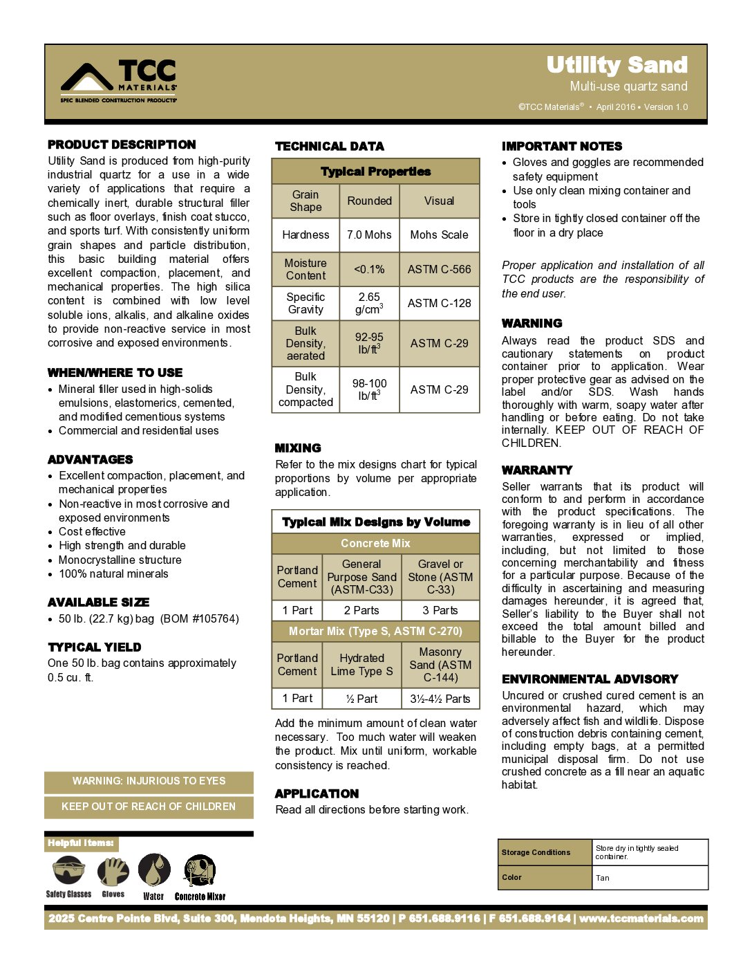 - TCC Materials