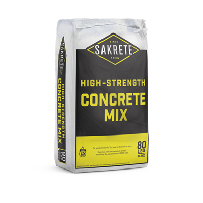 Sakrete® High Strength Concrete Mix – TCC Materials