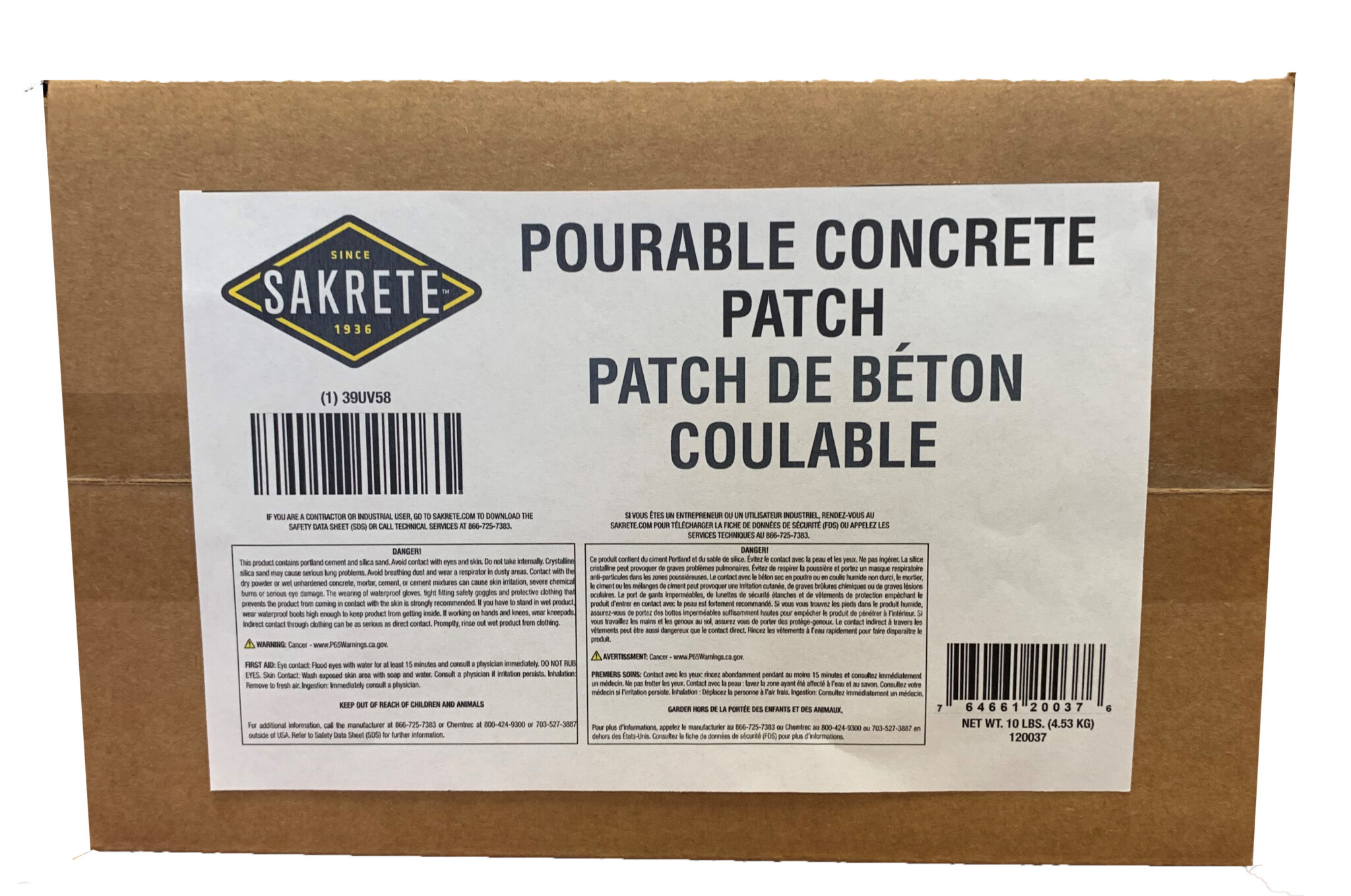 Pourable Concrete Patch - TCC Materials