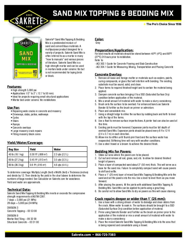 - TCC Materials