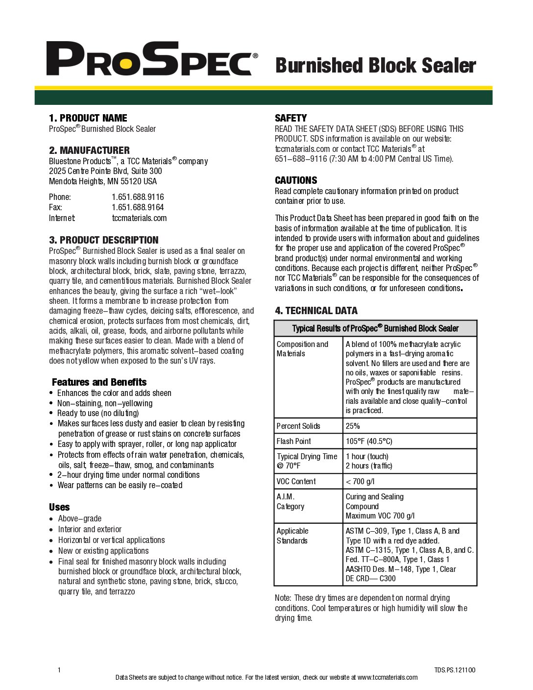 - TCC Materials
