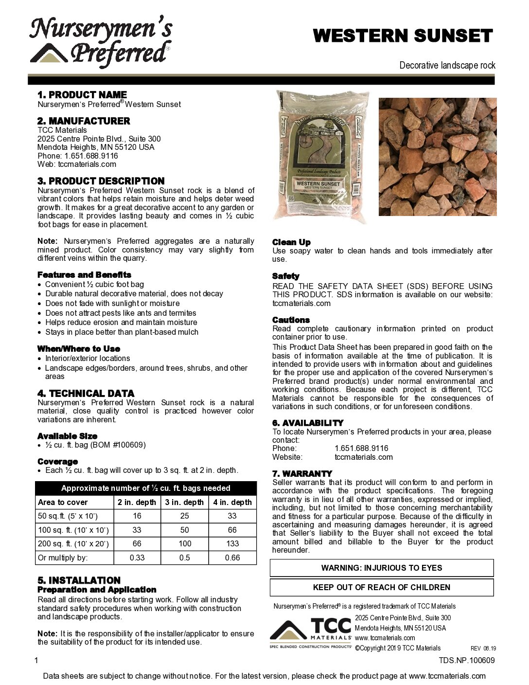 - TCC Materials