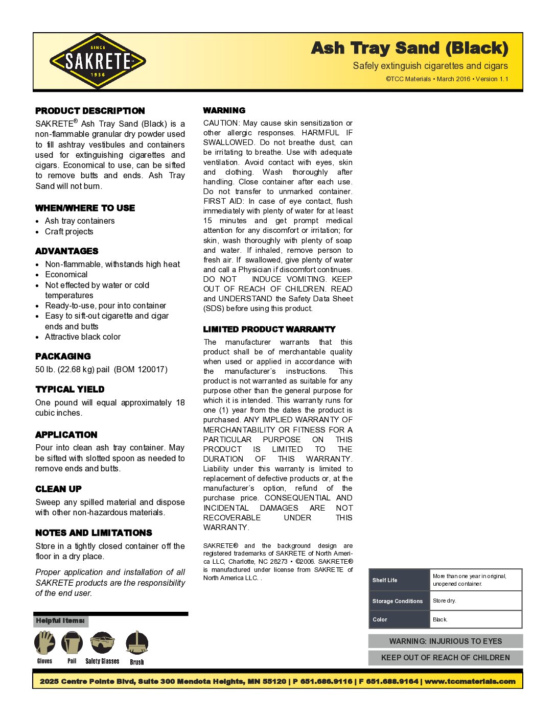 - TCC Materials