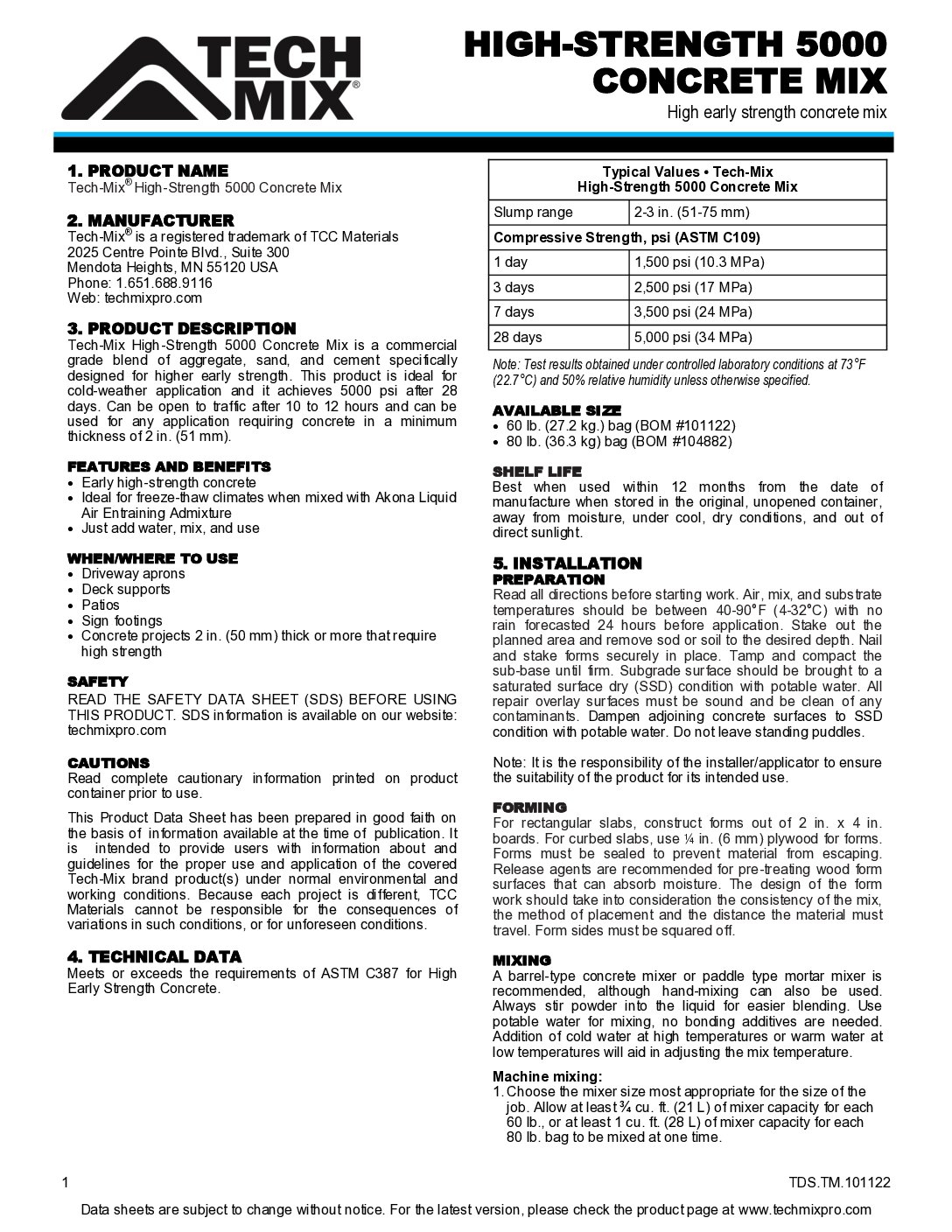 - TCC Materials