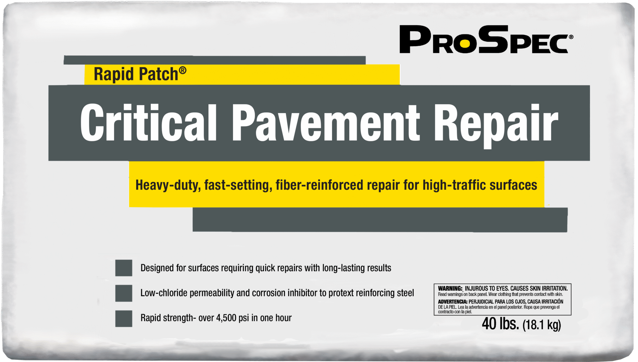 PS Critical Pavement Repair (40 lb.) - TCC Materials