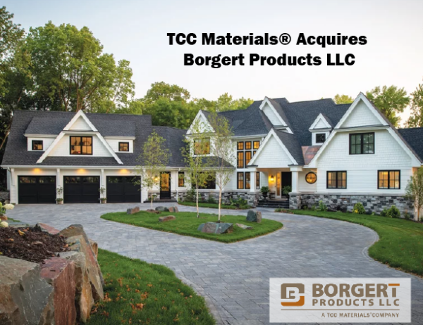TCC Materials Acquire of Borgert Products LLC - TCC Materials