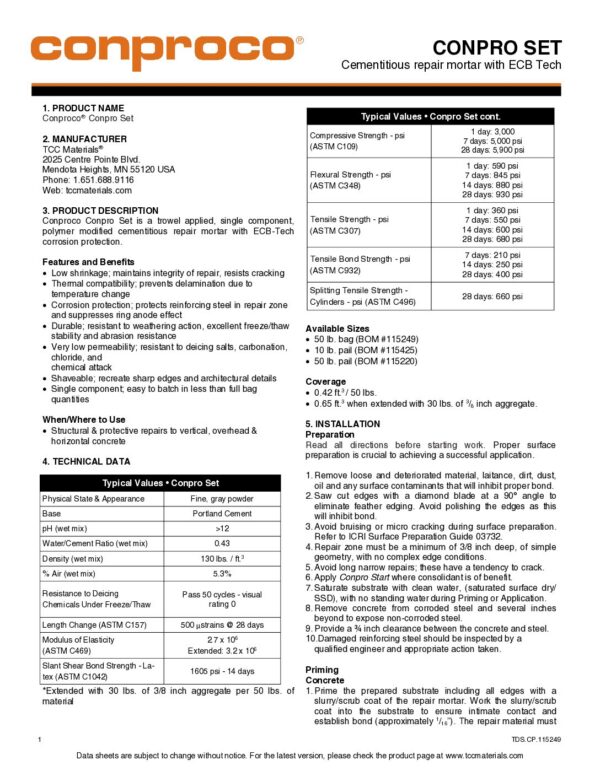 - TCC Materials